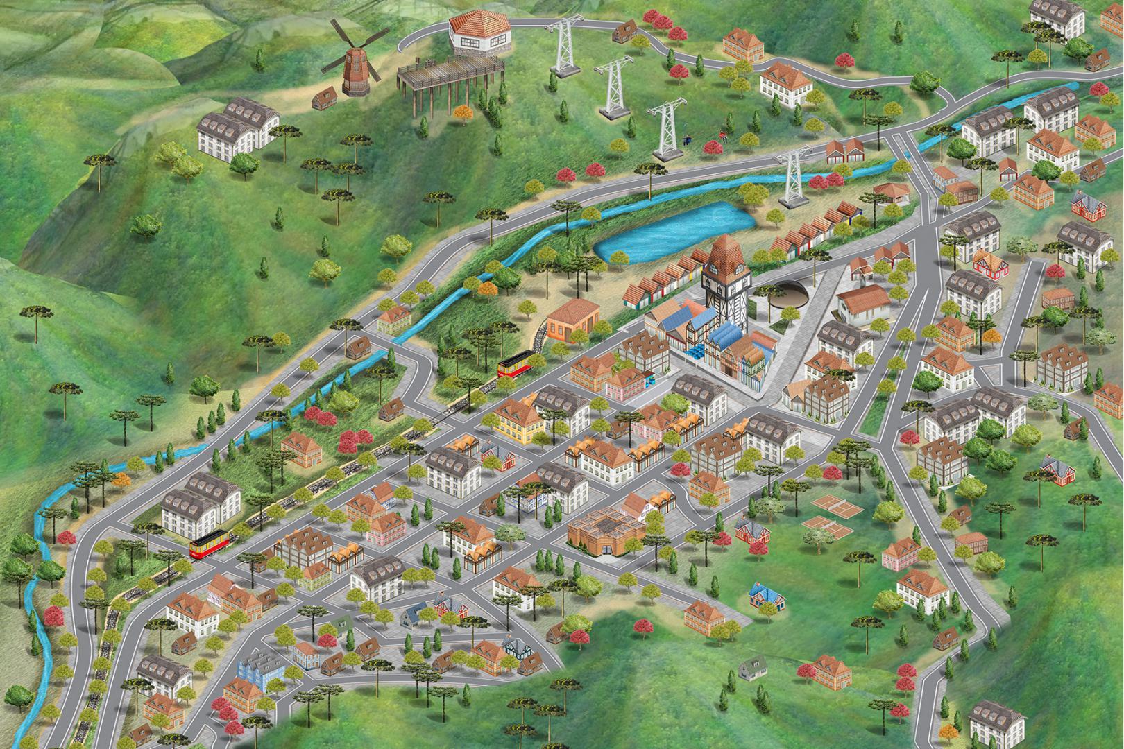 Criação de Mapas Turísticos Ilustrados - Roberto Torrubia